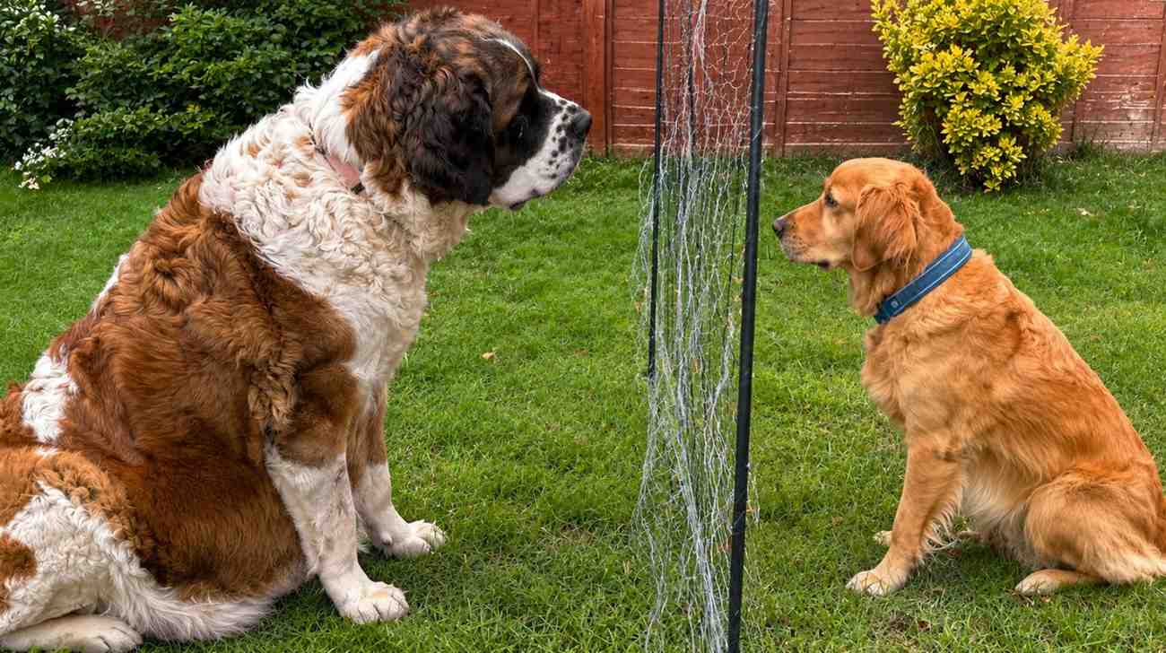 Can this golden retriever win over a pregnant rescue dog?