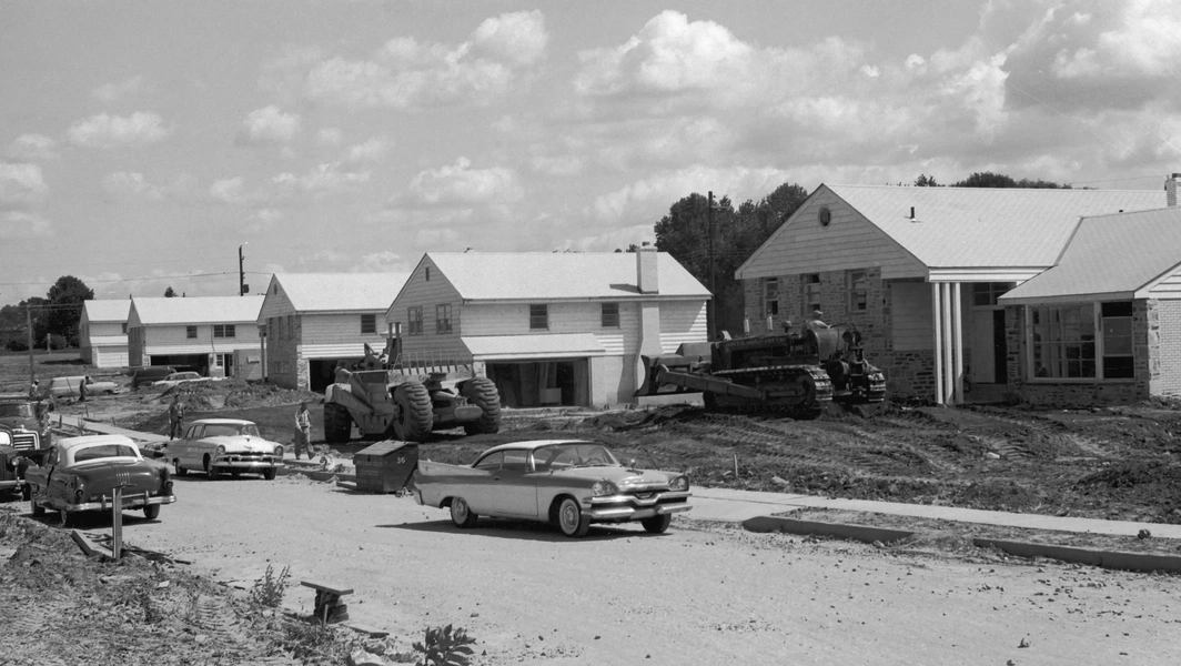 Postwar suburbia and the American dream