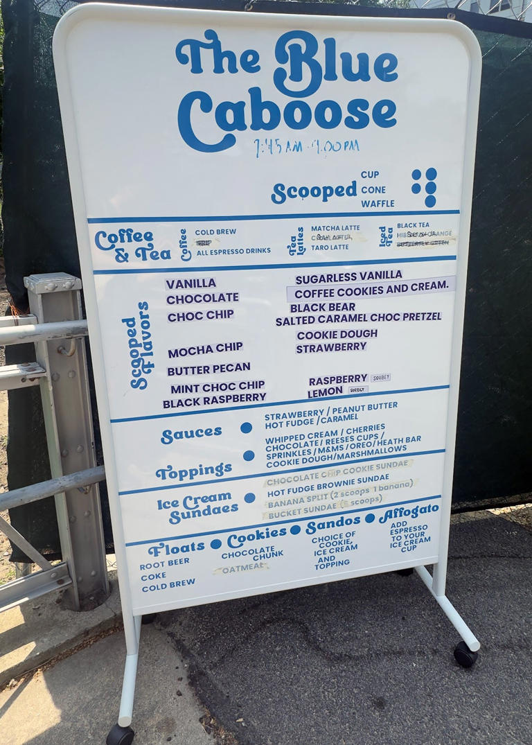A new ice cream and coffee shop just opened in Eastie — inside a caboose