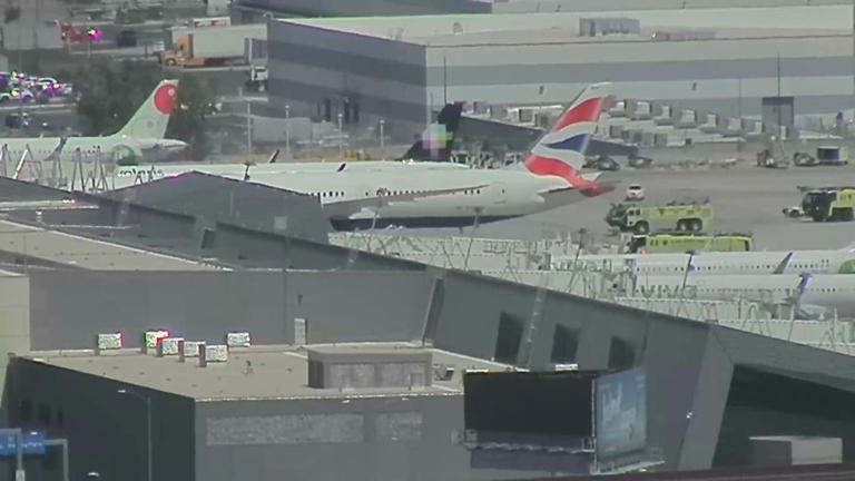 Flight from London lands safely in Las Vegas after cellphone catches fire