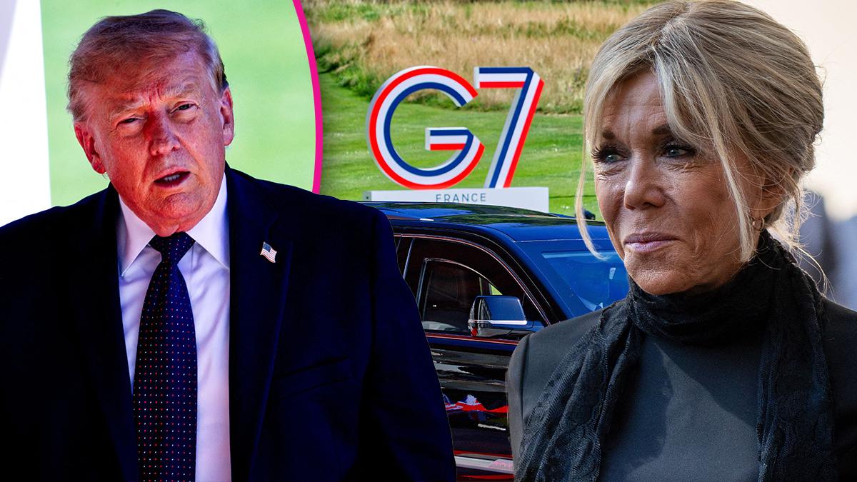 Donald Trump refuses to let go of French First Lady Brigitte Macron ...