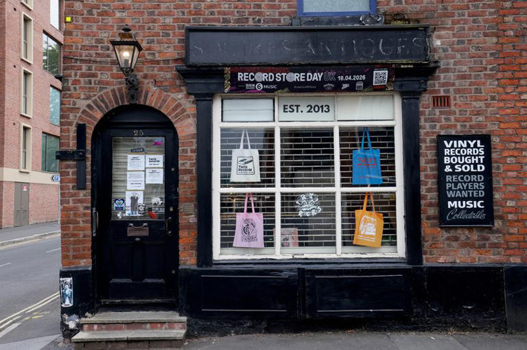 Altrincham record store owner says shop 'isn't dead, only sleeping' as ...