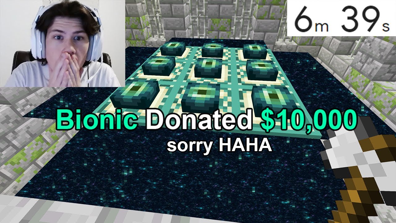 I donated $10,000 to ruin streamers world record speedrun
