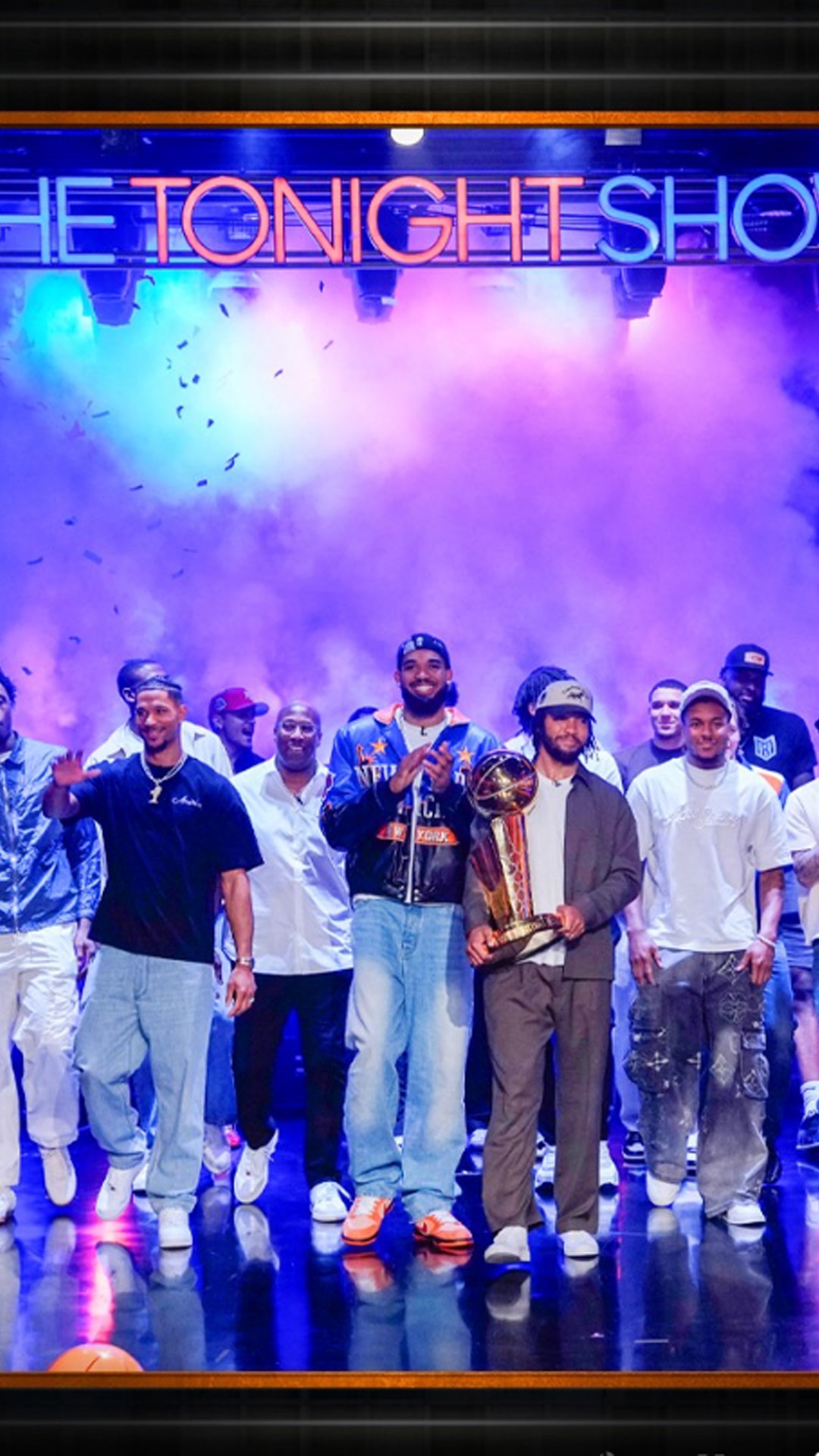 Fresh off NBA Finals win, Knicks take over Jimmy Fallon’s 'The Tonight ...