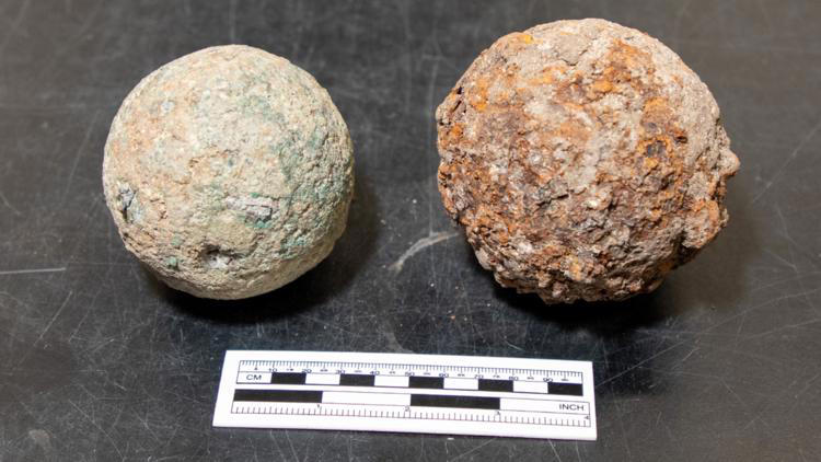 Second Battle of the Alamo-era cannonball unearthed during excavation