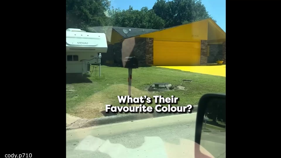 Everything they own is the same color