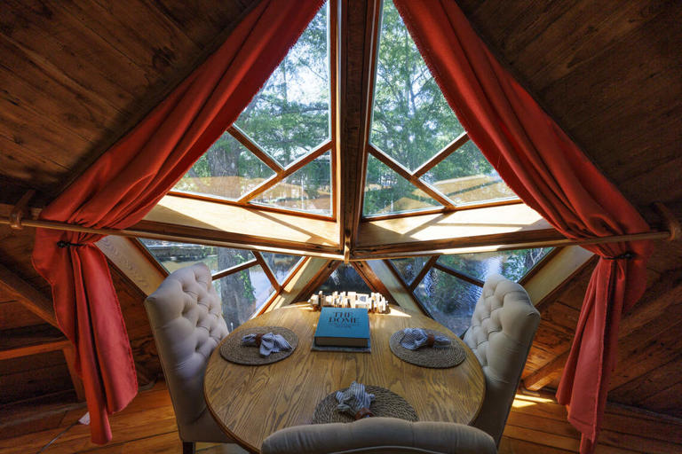 Take a look inside historic 1970s dome-shaped home in Conway. It's now ...