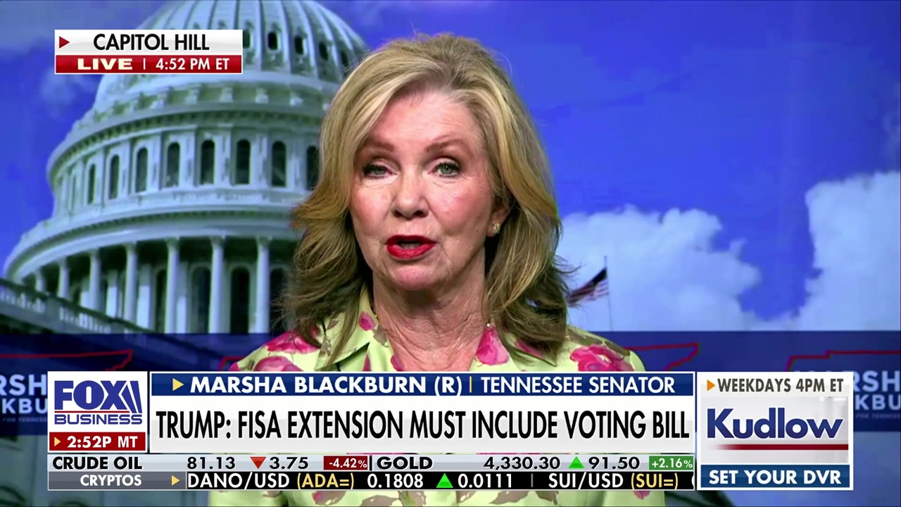 Senator Blackburn supports Trump's call for voter ID election reform