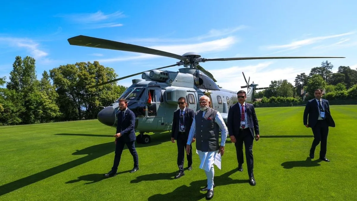 PM Narendra Modi arrives in France's Evian for G7 summit; bilaterals ...