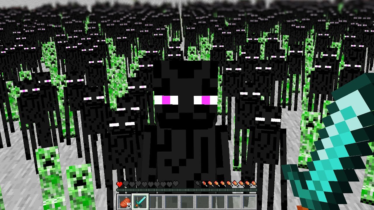 Multiplying any Minecraft mob just by looking at them directly