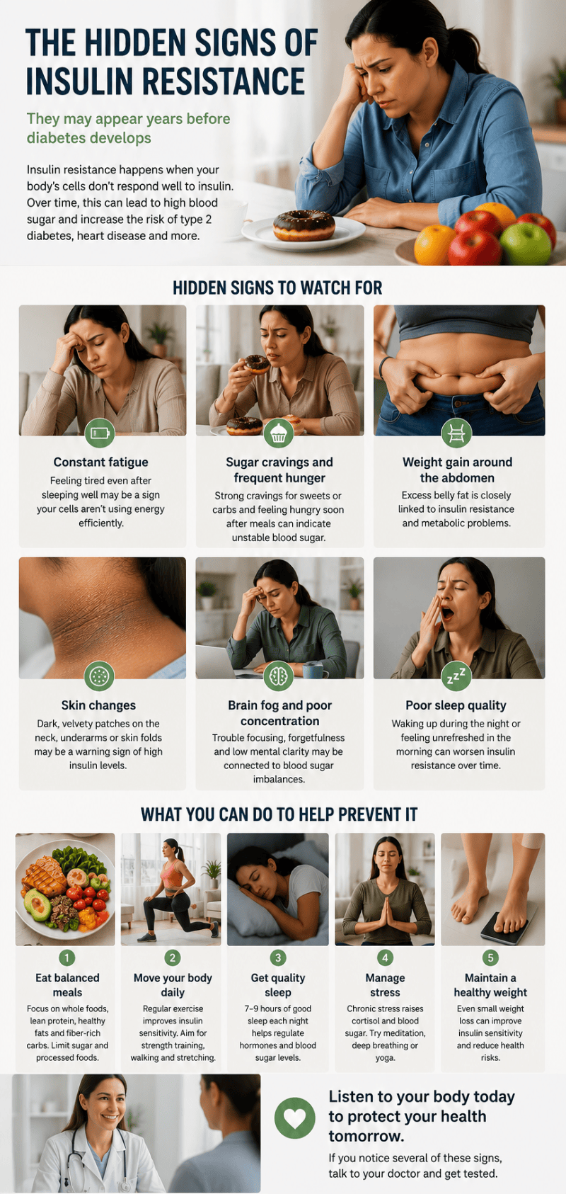 The hidden signs of insulin resistance doctors say may appear years ...