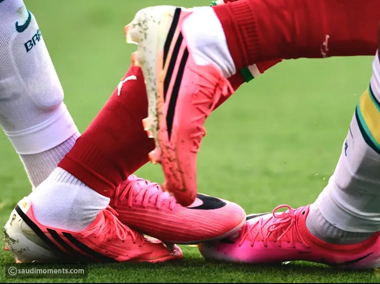 Why so many World Cup stars now wear bright pink boots