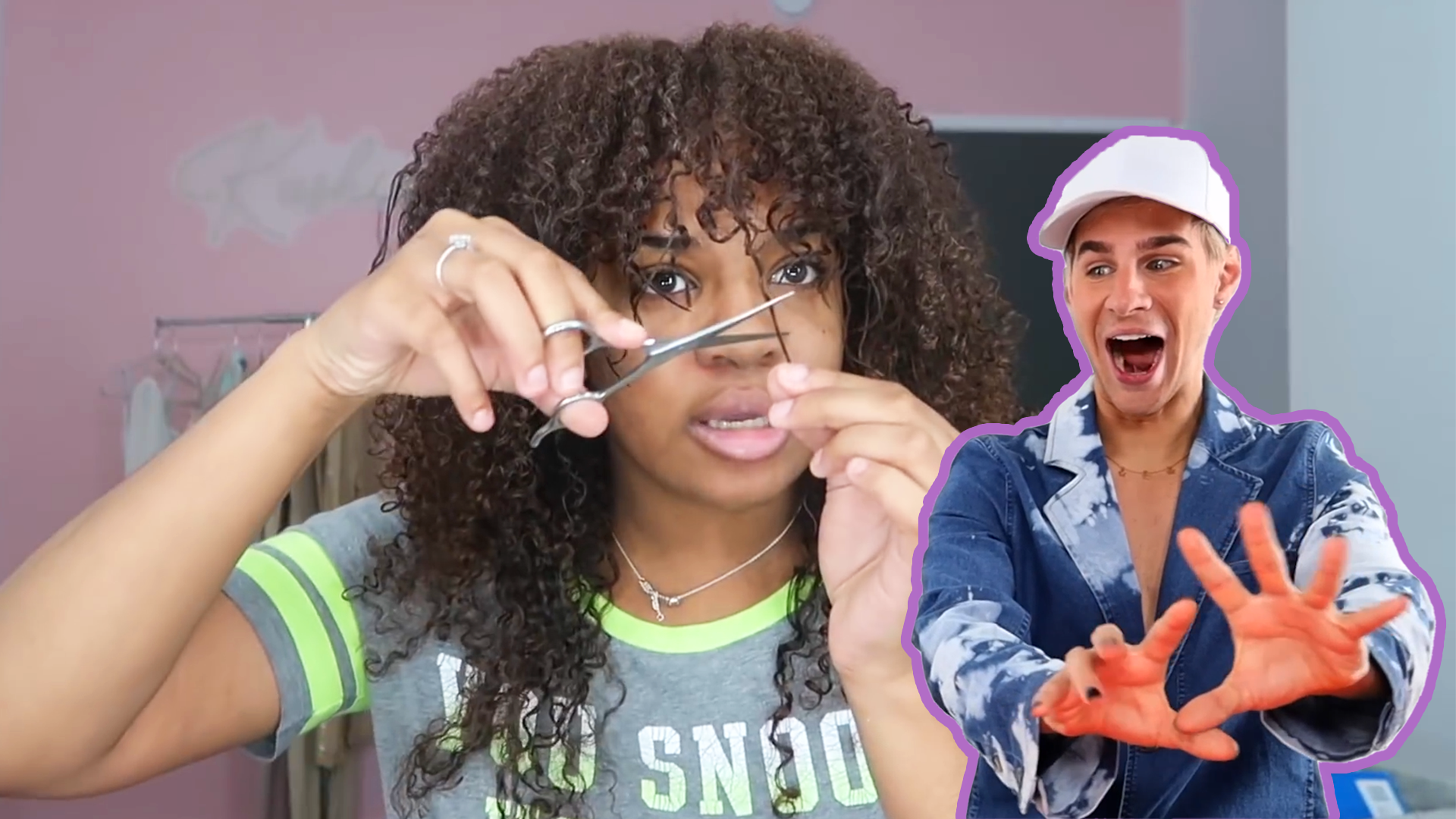 She cut her hair at home and immediately panicked