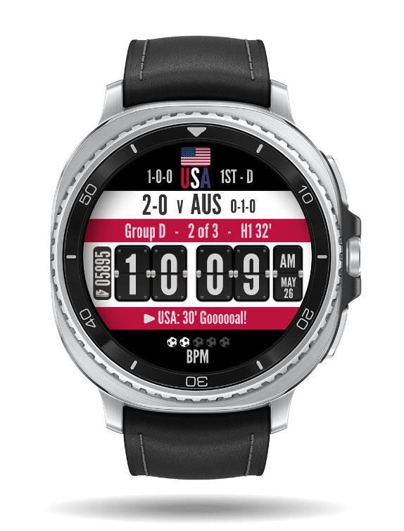 This Wear OS watch face puts live World Cup 2026 scores right on your wrist