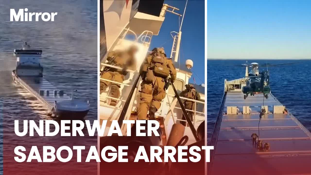 Finnish police seize Russian ship 'Fitburg' after Baltic cable sabotage ...