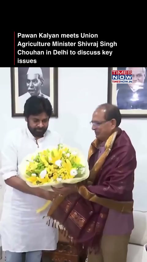 Andhra Pradesh Deputy Chief Minister Pawan Kalyan met Union Agriculture