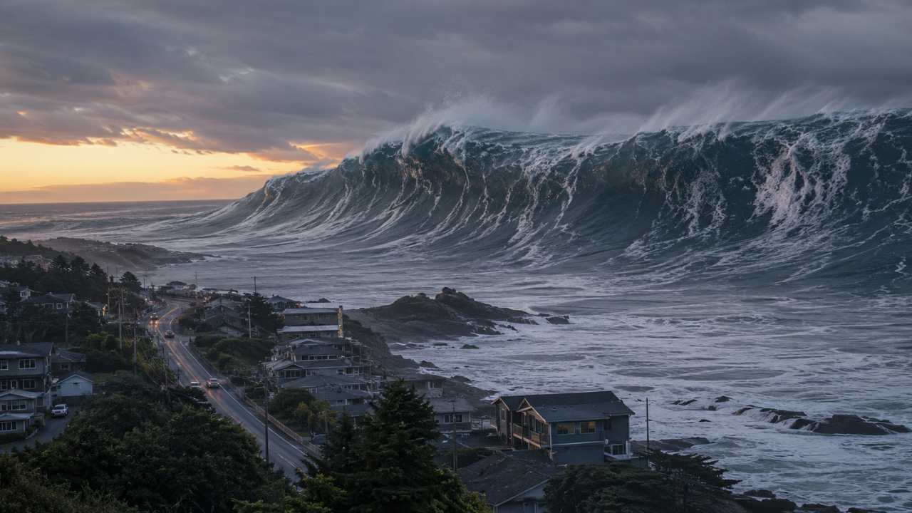 Warning: 1,000-foot tsunami could hit 12 US states