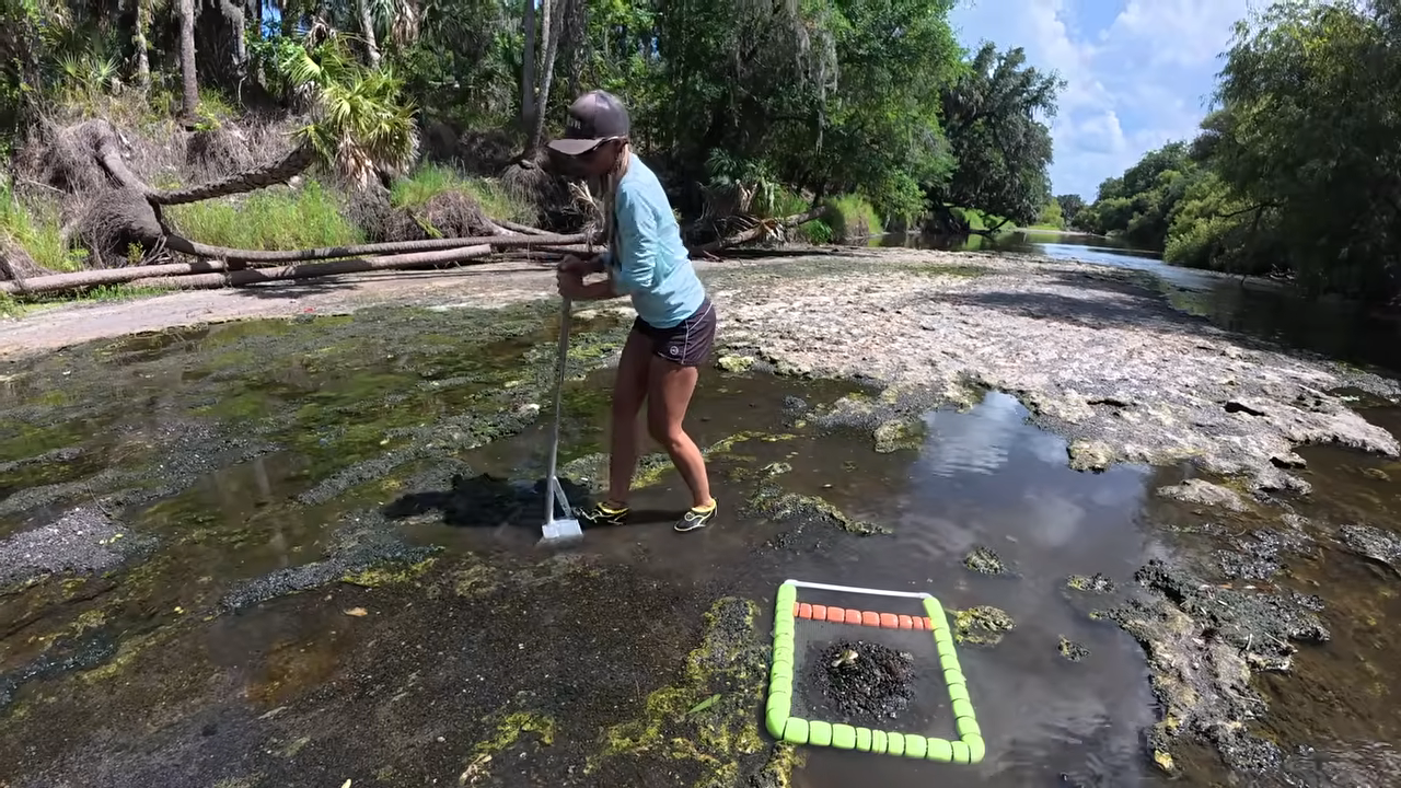 They dug one more hole in Florida's river... then hit a fossil honey hole