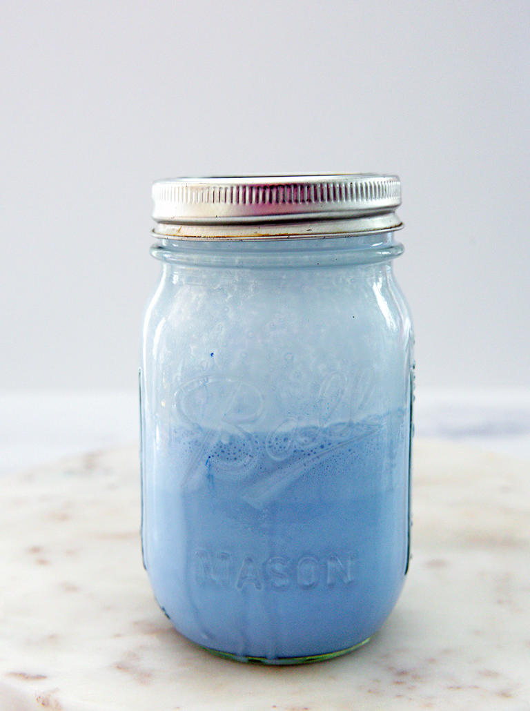 Iced blue coconut matcha Starbucks copycat