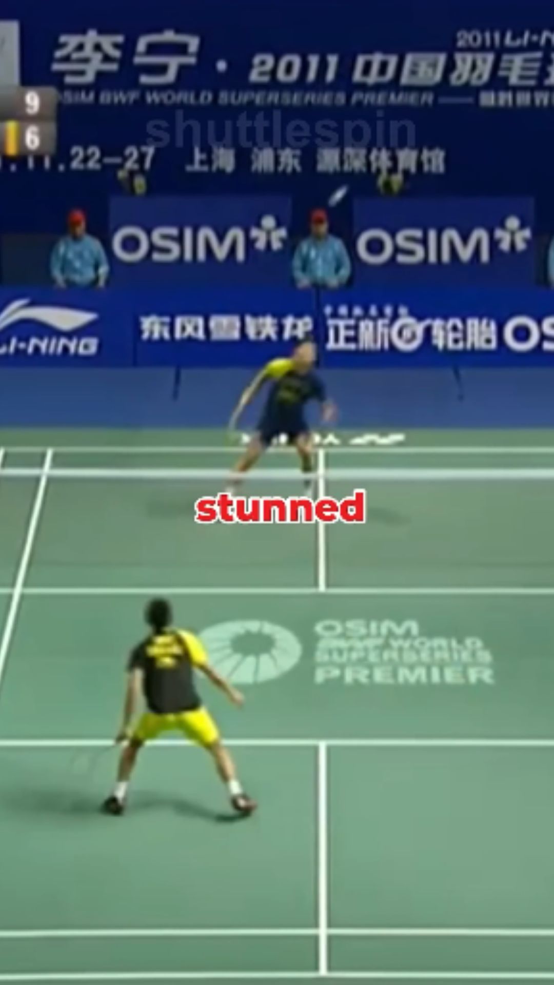 Lin Dan's insane trick stroke left Chen Long speechless!