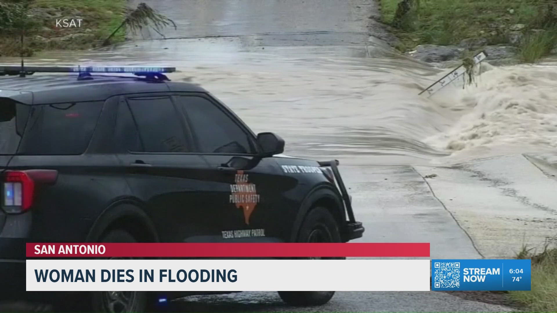 Woman dies in San Antonio floodwaters