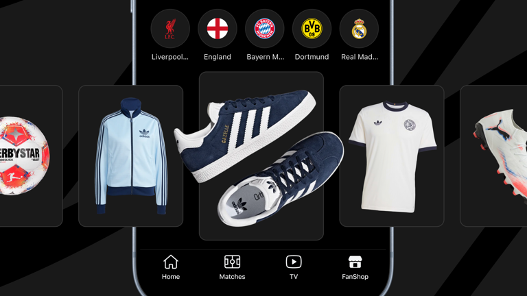 Your OneFootball FanShop, shirts and fan gear direct in the app