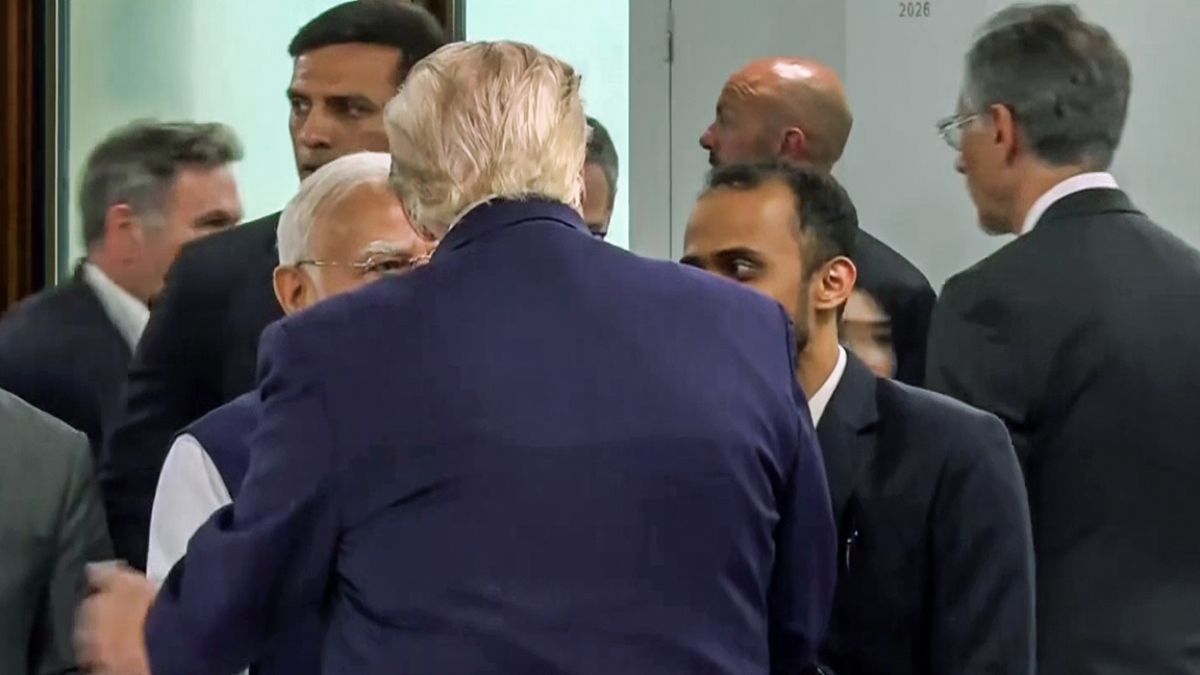 Warm handshake, shared seating: PM Modi and Trump meet at G7 summit in ...
