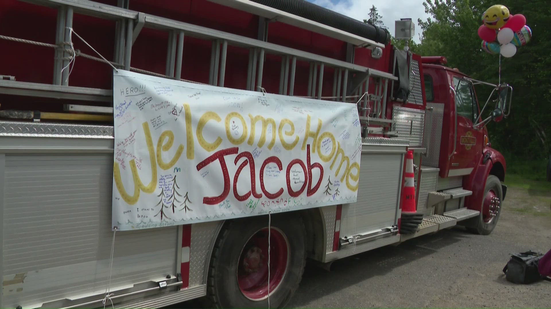 Montville firefighter returns home after a month recovering from ...