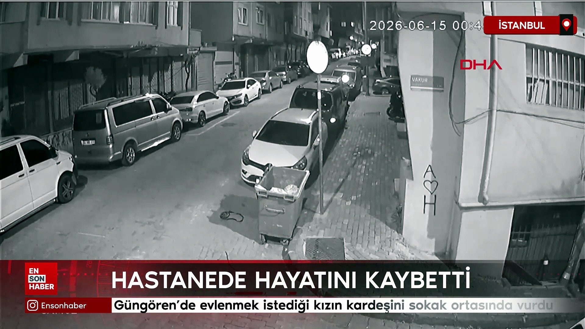 Güngören'de evlenmek istediği kızın kardeşini sokak ortasında vurdu