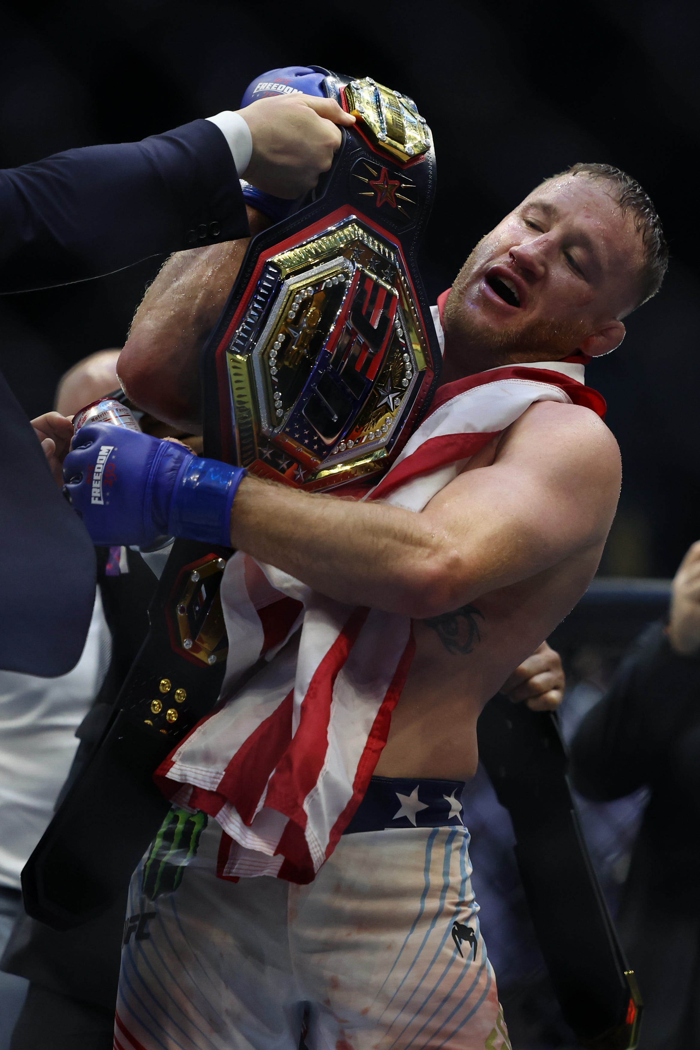 Georges St-Pierre wants Justin Gaethje to retire: 'Health is the priority'