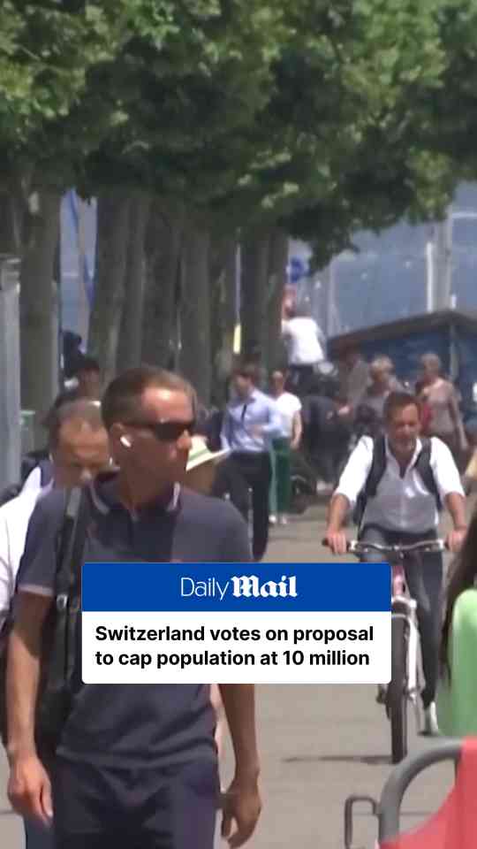Swiss voters decide on proposal to cap population at 10 million