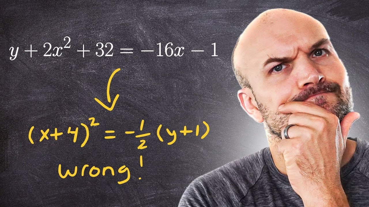 4 mistakes students make with this parabola