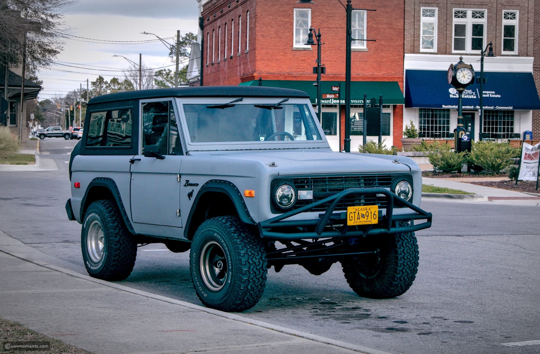 Custom armor-plated Ford Bronco stands out with a unique design