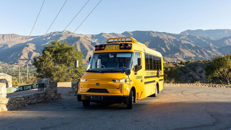 A batch of electric school buses is being recalled because the drive ...