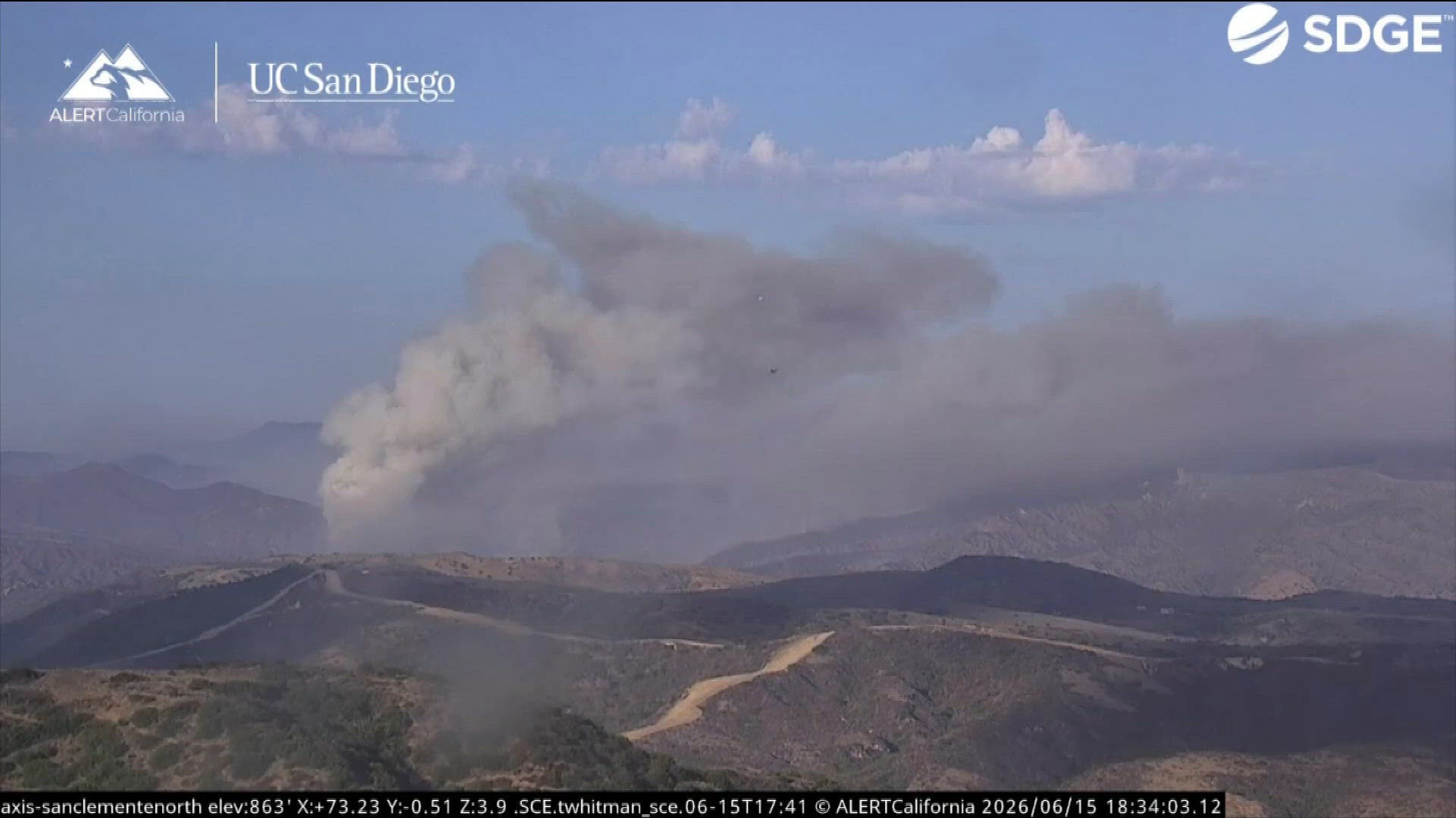 Brush fire burns nearly 1,000 acres at Camp Pendleton