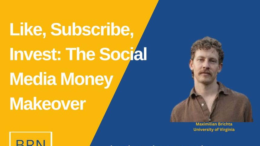 Like, subscribe, invest: The social media money makeover