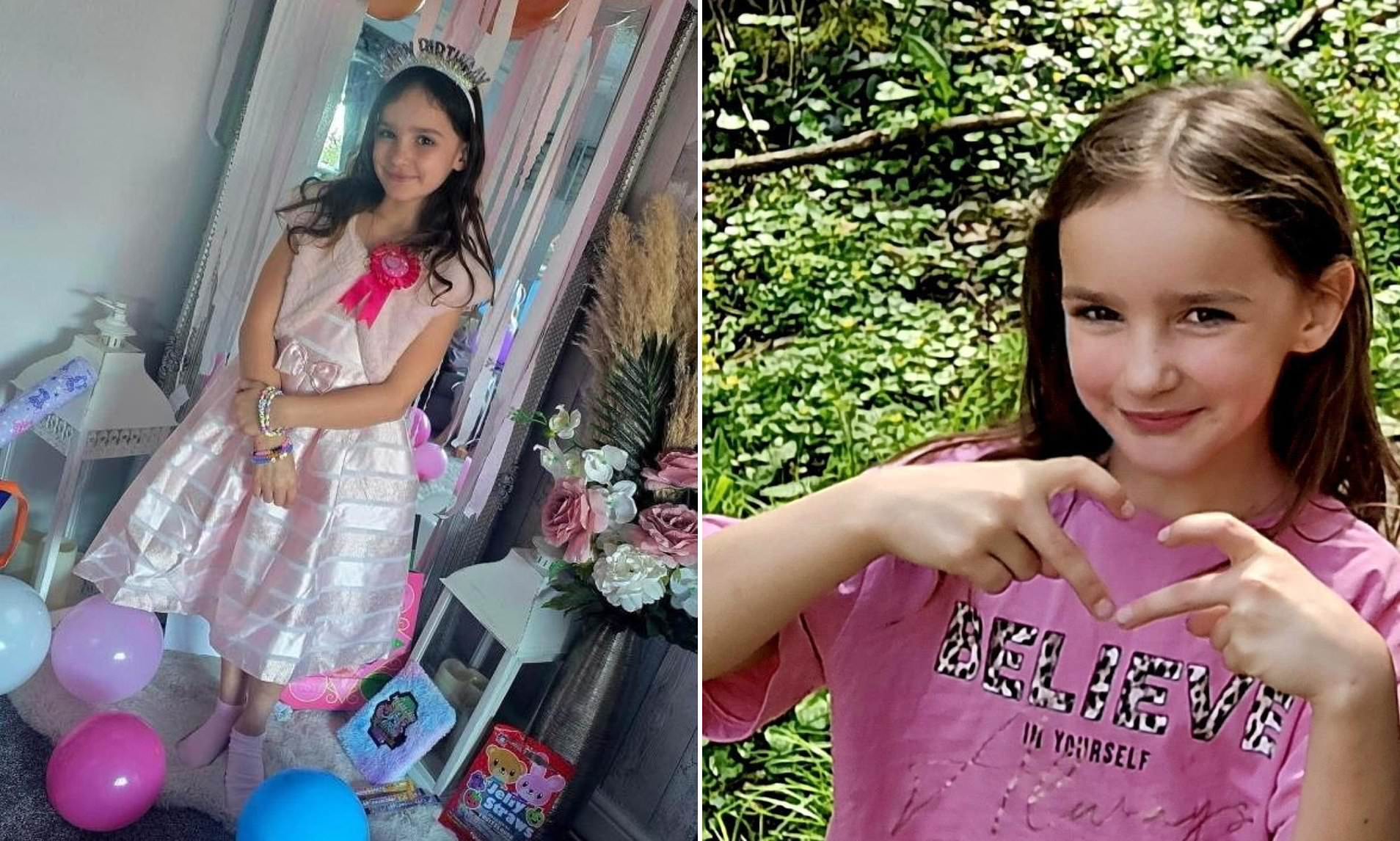 Man who found stabbed nine-year-old Aria Thorpe thought she was ...