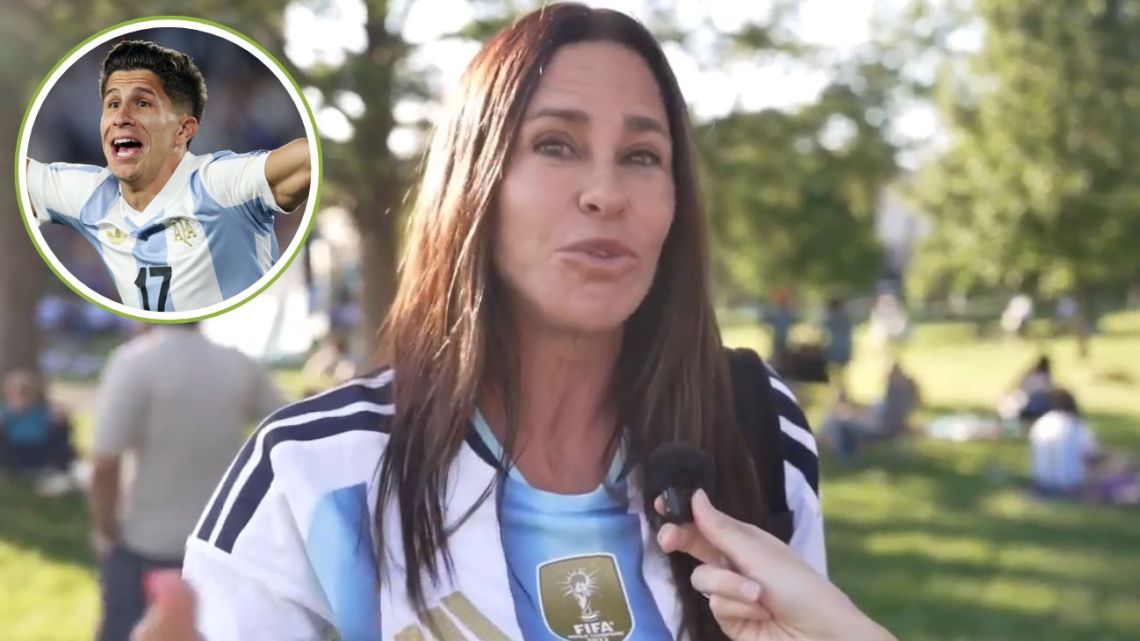 Carolina Baldini expresó su emoción por el debut de Giuliano Simeone ...