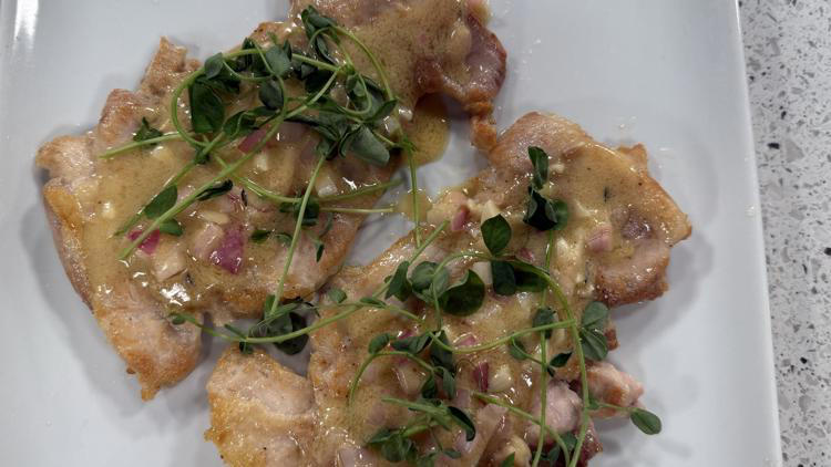 Cooking with Chef Kev: Chicken paillard with lemon-Dijon vinaigrette ...