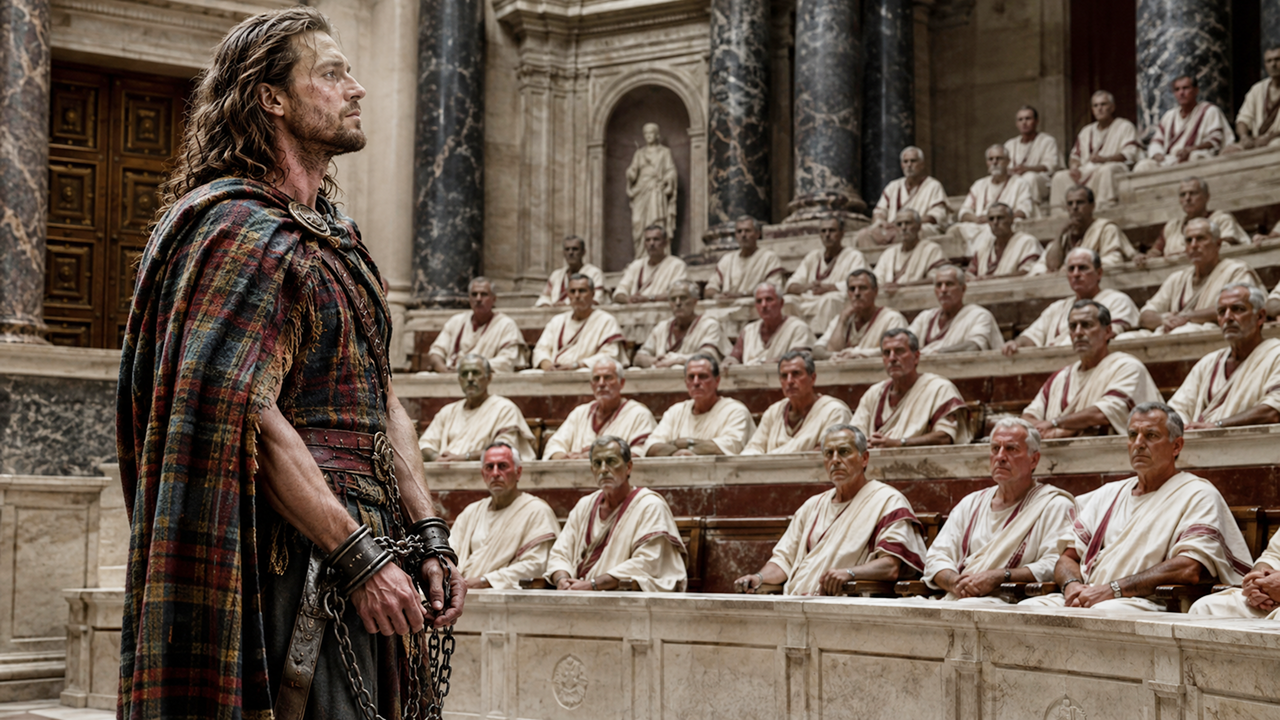 The Celtic king who defied Rome, conquered Britain's tribes, and spoke ...