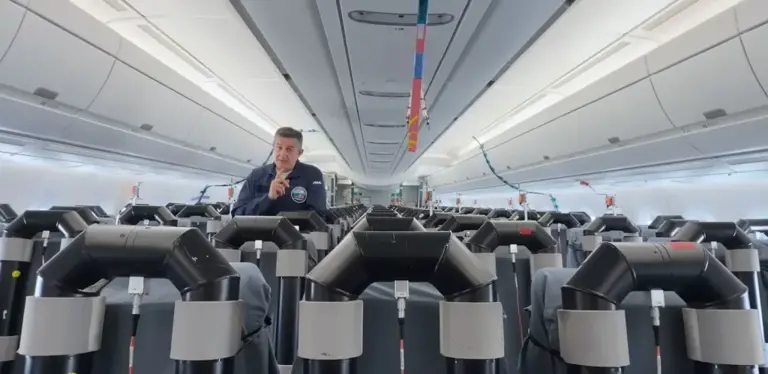 Airbus shows off what's inside its A350-1000ULR plane which is the ...