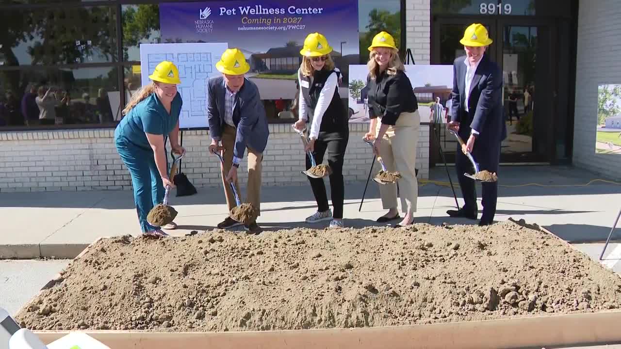 Nebraska Humane Society breaks ground on new pet wellness center