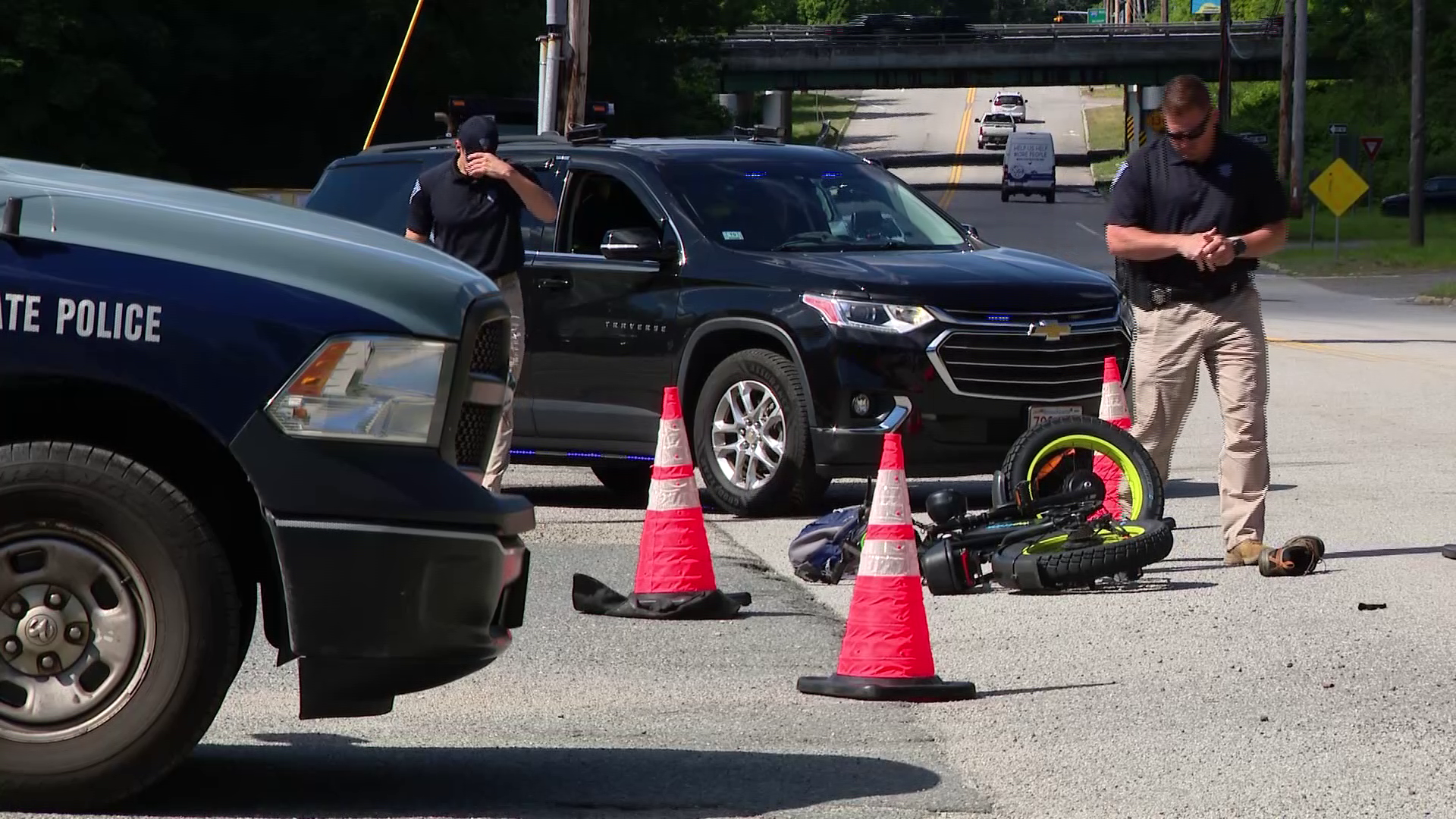 E-bike rider injured in crash near Dunkin' during morning rush hour