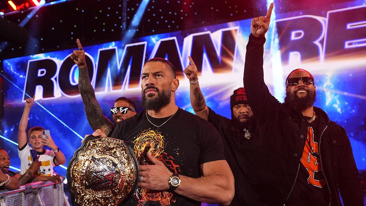WWE star Jacob Fatu destroys comedian Eric Andre to start 'Monday Night ...