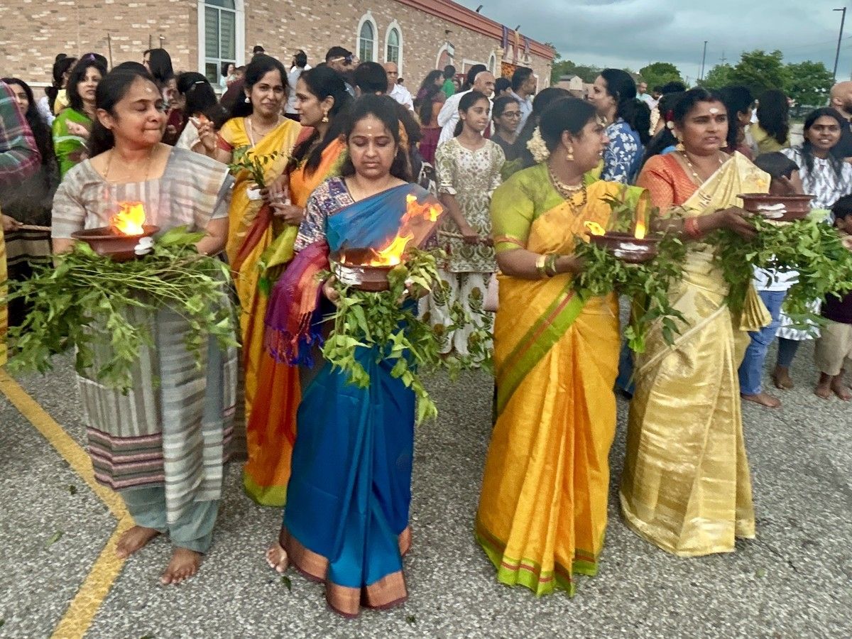 Windsor Hindu temple celebrates Tamil chariot festival