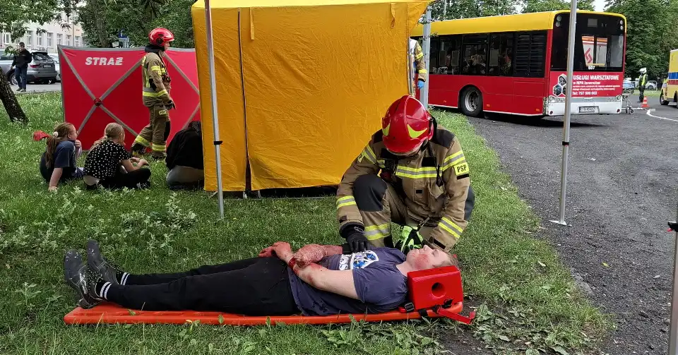 Wypadek autobusu MPK na Rąbinie. Symulacja, która zapada w pamięć