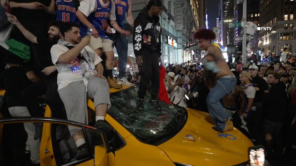 Florida man busted in mob smashing of NYC cab during Knicks celebration