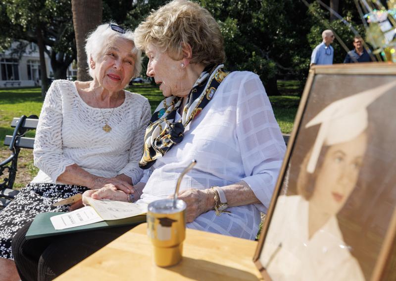 2 former Memminger classmates, centenarians both, are still making memories