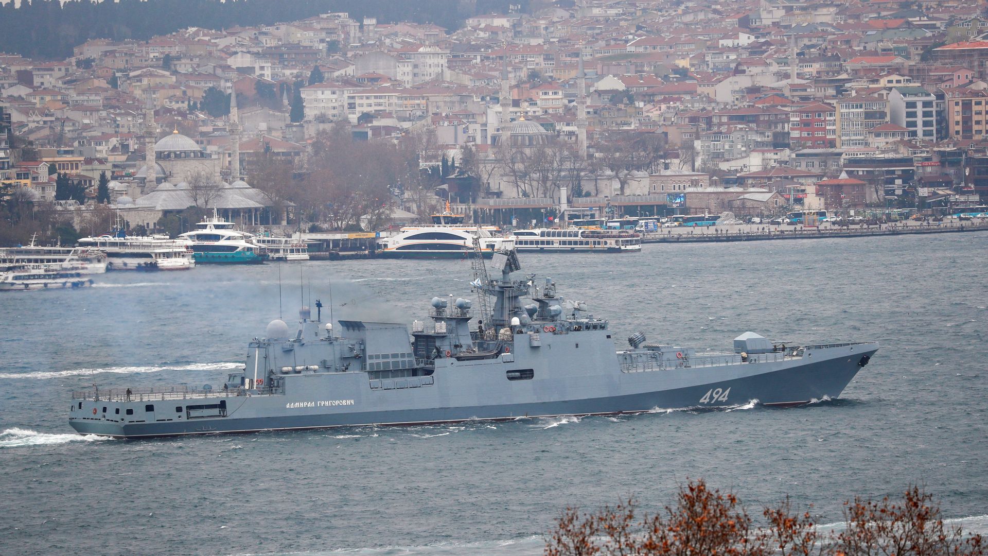 Russisches Kriegsschiff setzt Warnschüsse im Ärmelkanal ab