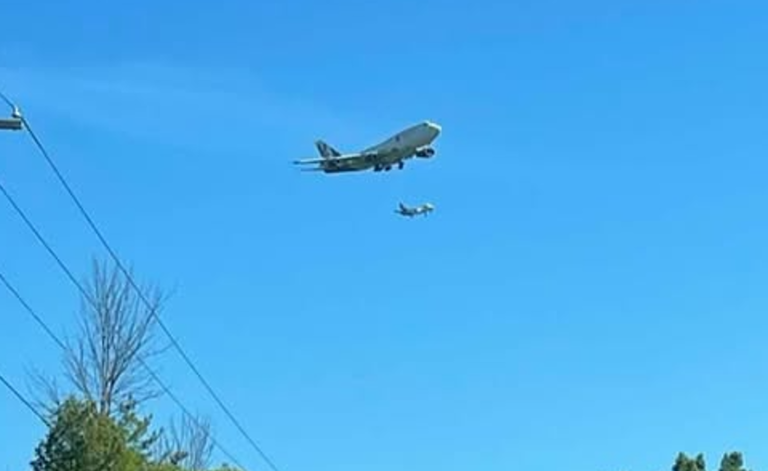GE Aerospace 747 flying test bed makes appearance over Plattsburgh ...